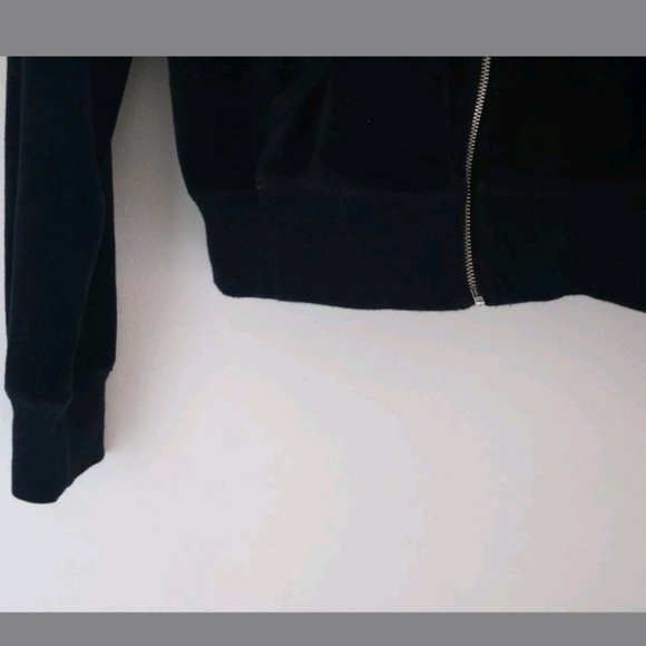 Moda International | Tops | Moda International Velour Hooded Sweatshirt ...